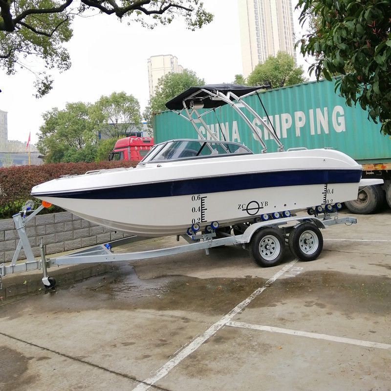 Buy Hot Selling 5.8m 19ft Fiberglass Speed Boat Yacht Boat For Sale ...