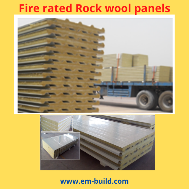 Buy Fire Rated Rock Wool Sandwich Panels from Embuild Materials LLC ...