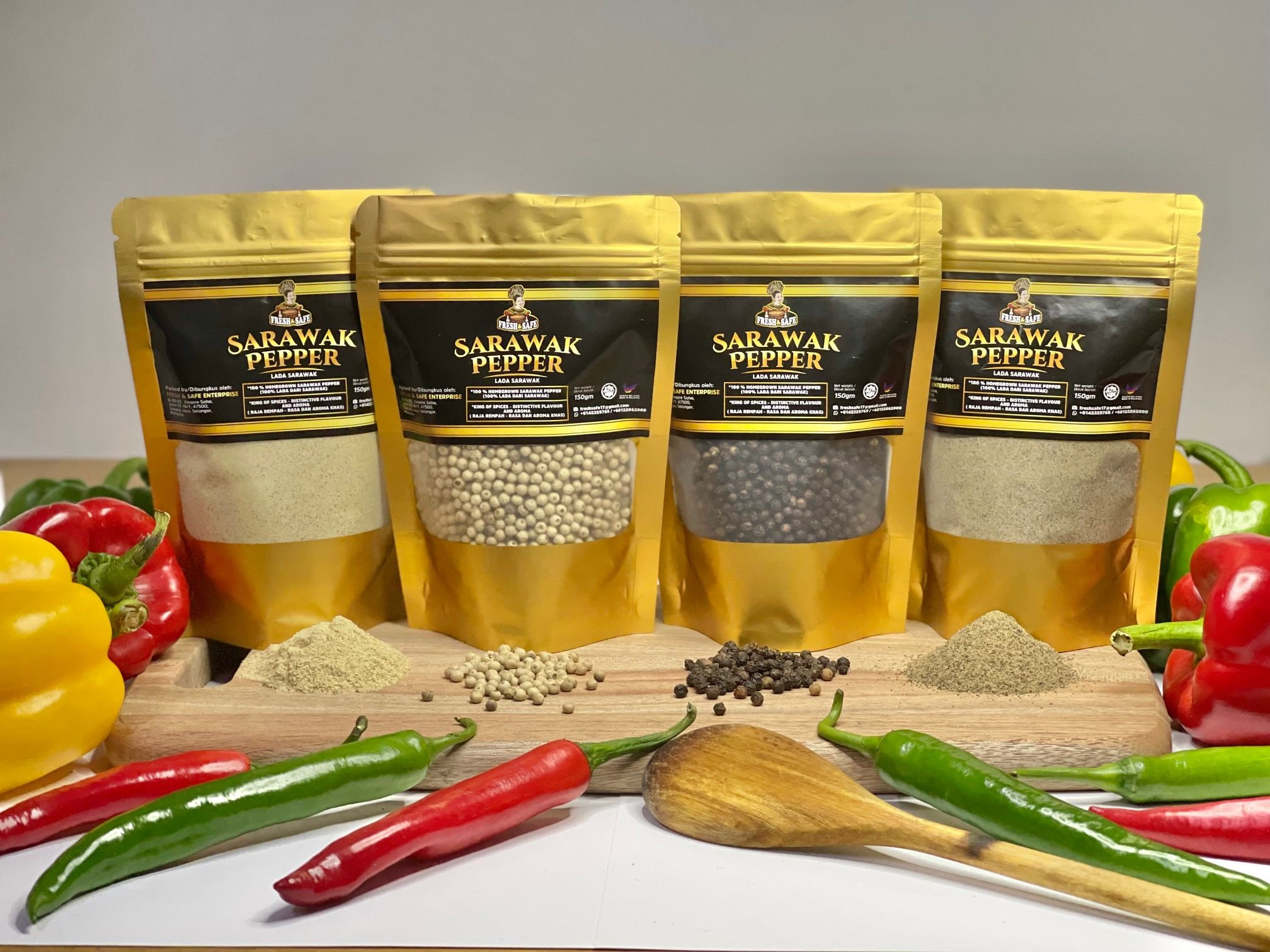 Buy Sarawak White Pepper Powder from FRESH & SAFE ENTERPRISE, Malaysia ...