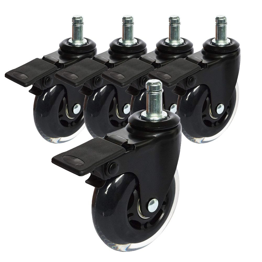 Buy 3-inch 11x22m With Brake Rubber Replacement Castors Wheels Safe For ...