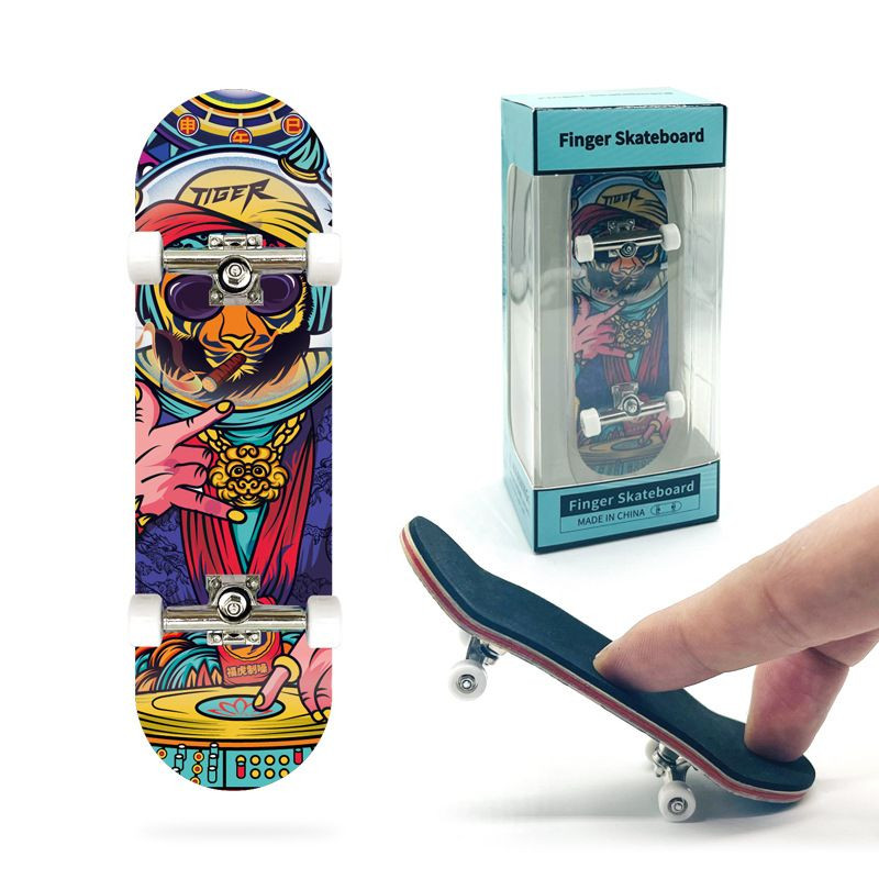 Buy 100*30mm Professional Custom Finger Skateboard Maple Wood Deck ...