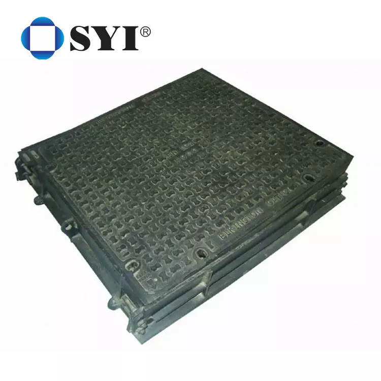 Buy Heavy Duty En124 Class E600 Ductile Iron Road Manhole Cover ...