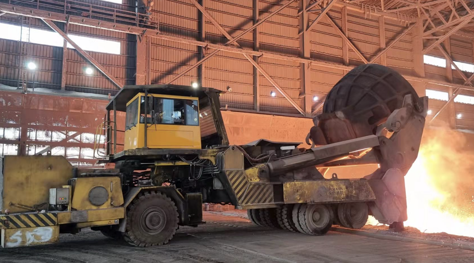 Buy Slag Pot Carrier For Steel Mill Molten Slag Safe Transport Heavy ...