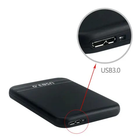 Buy 2.5inch Usb 3.0 Sata Hdd Box Hdd Drive External Hdd Enclosure Black ...