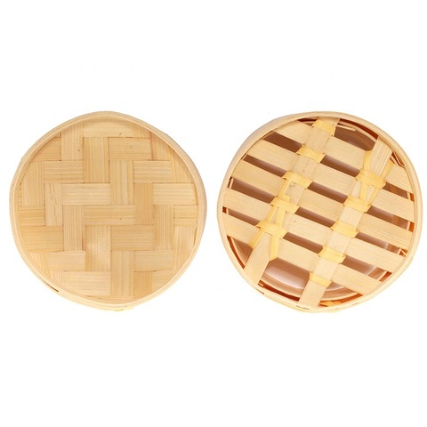Buy 3 Inch Mini Bamboo Dim Sum Dumpling Steamer Basket For Dessert ...