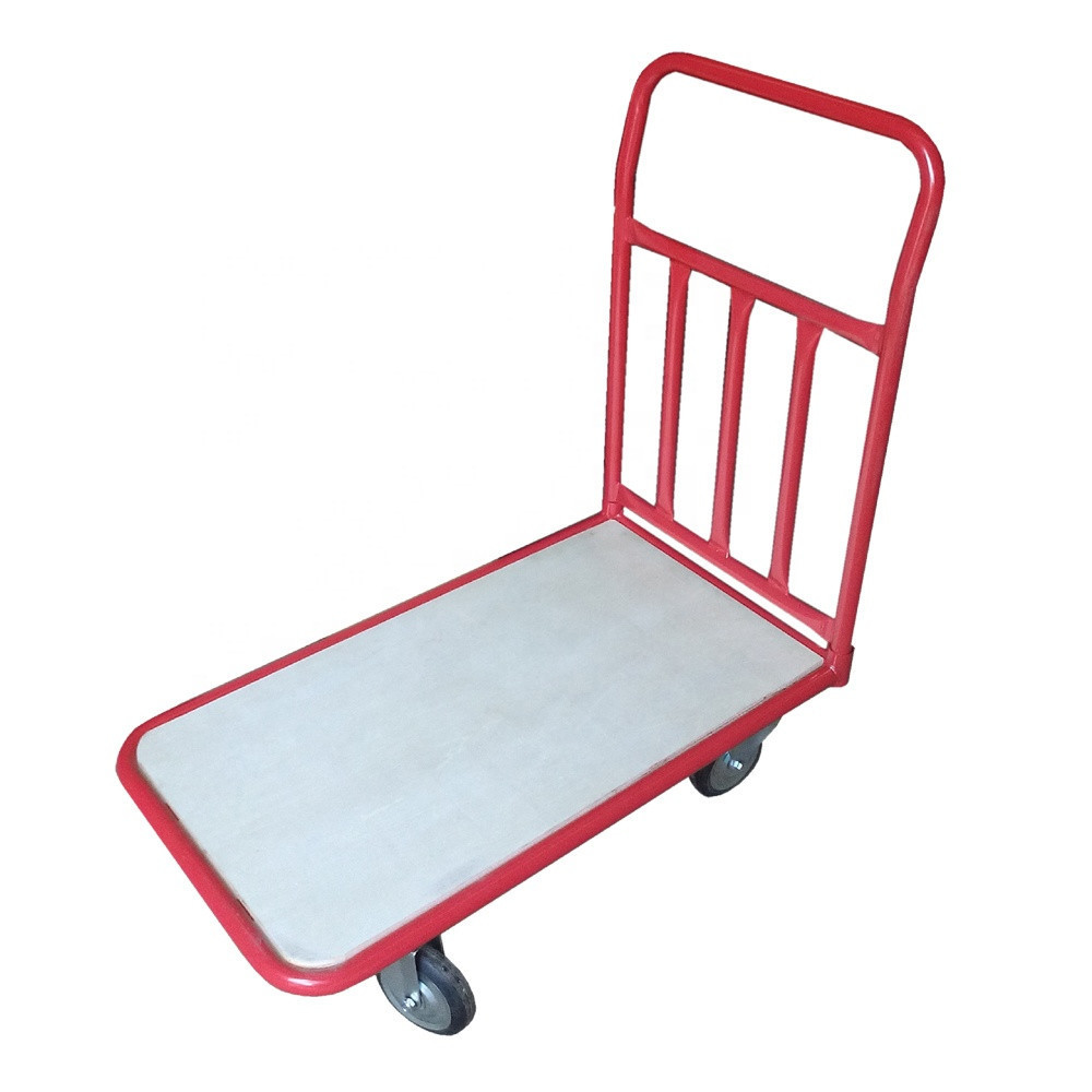 Buy 300kgs Hand Push Platform Cart Hand Moving Pallet Trolley from ...