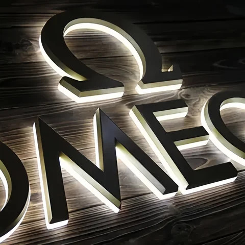 Buy 3d Acrylic Letters Luminous Signs Led Sign Lights Led Business ...