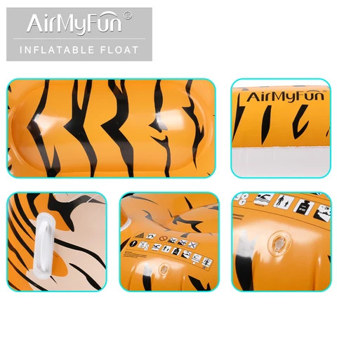 Buy Airmyfun Tiger Float 200*105*100cm Summer Pvc Water Floats ...