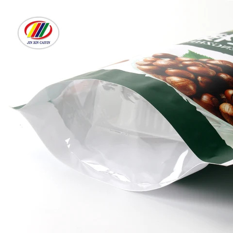 Buy Biodegradable Clear Ziplock Kraft Candy Nuts Doypack Stand Up Pouch ...