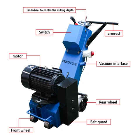 Buy Concrete Road Floor Scarifier Milling Machine Road Concrete Surface ...
