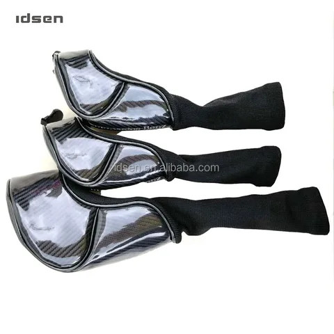 Buy Custom Golf Club Headcover Wood 1 3 5 ,pu Leather Golf Wood Head ...