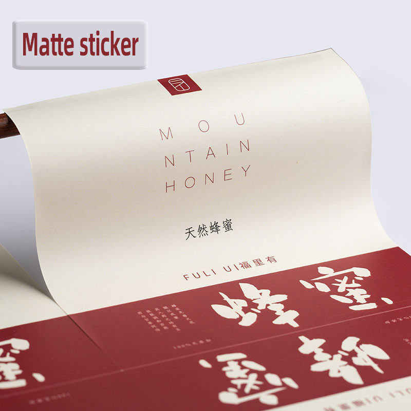 Buy Custom Label Waterproof Self Adhesive Logo Sticker Label Roll ...
