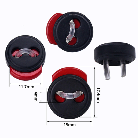 Buy Custom Logo Metal Plastic Rope End Cord Clip End Zipper Cord Pull ...