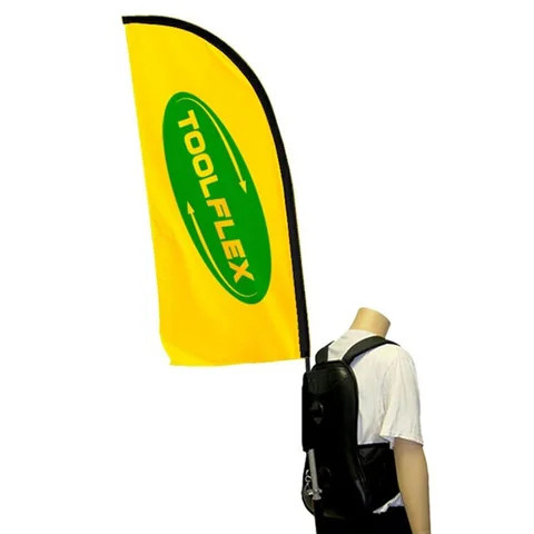 Buy Customized Backpack Flag Knife Shaped Water Droplet Feather ...