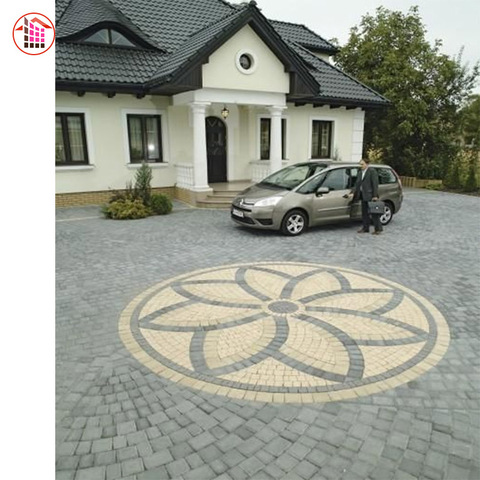 Buy Driveway Paving Stone Flower Shaped 20x20x8 Driveway Paving Cube ...