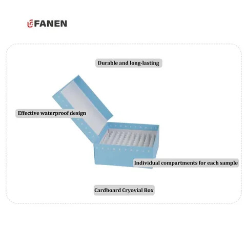 Buy Fanen 2d Cryogenic Vial Cryogenic Vial Storage Box Laboratory ...