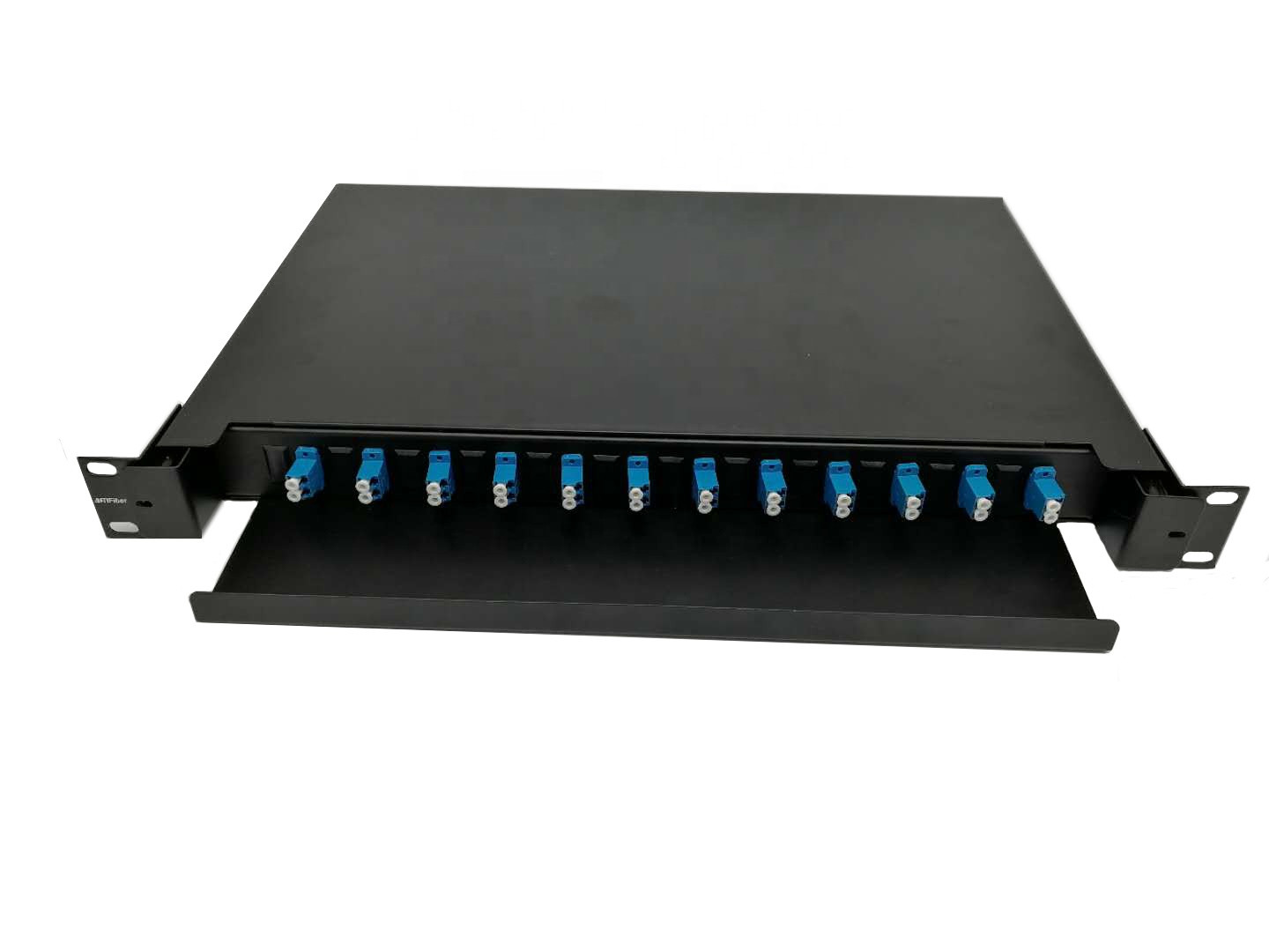 Buy Fiber Optic Patch Panel Ftth Terminal Box Rack 24 Cores Lc ...