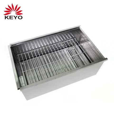 Buy Fish Charcoal Grill Box Stainless Steel Wood Chips Bbq Smoker Box ...