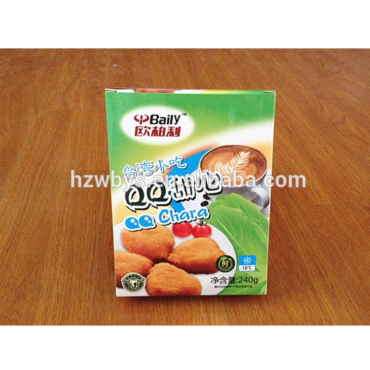 Buy Food Grade Frozen Food Paper Box Packaging from Hangzhou Yubang ...