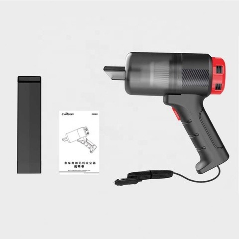 Buy Handheld Vacuum Cleaner Air Gun Shape Cordless Vehicle Portable Car ...