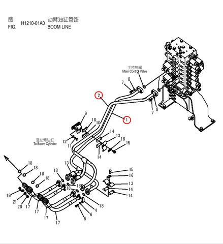Buy High Quality Pc200 Oil Cylinder Steel Pipe Tubing Pipeline With ...