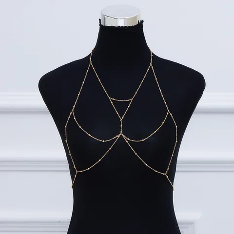 Buy High Quality Bikini Body Chain Exaggerated Zircon Party Beach Bra ...