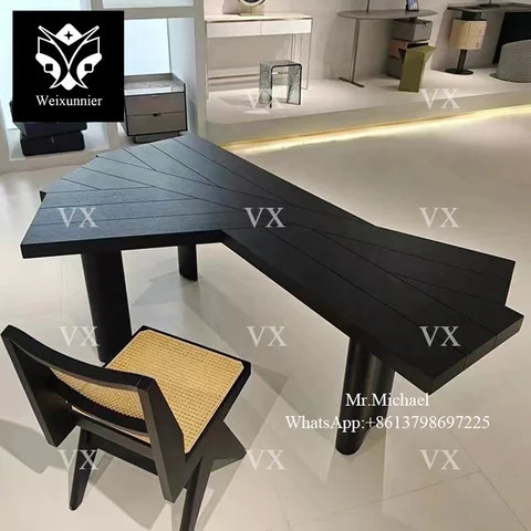 Buy Luxury Home Office Desk Table Modern Wood Set Computer Desk ...