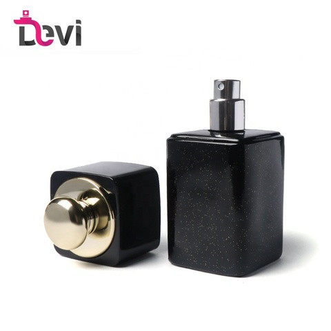 Buy Luxury Perfume Bottle Atomizers 30ml Refillable Empty Black Glass ...