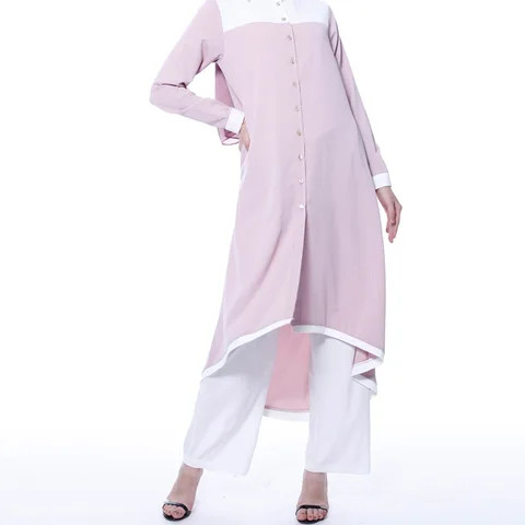 Buy Malaysia Uae Turkey Fashion Girl Office Daily Garment Button ...