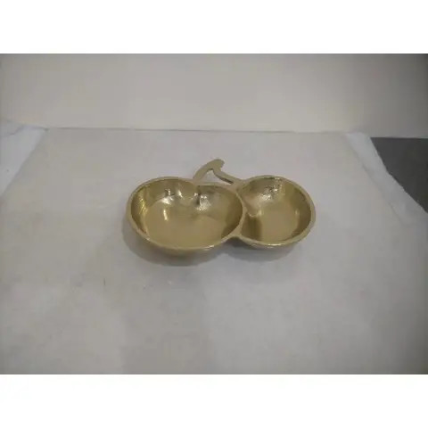 Buy Most Selling Golden Finished Metal Salad Bowl Set For Home Hotel ...
