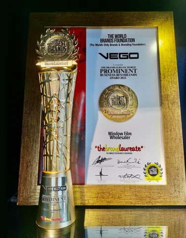 Buy Never Fade Vego Light Blue Car Tint Film 4k Clear Vision Window ...