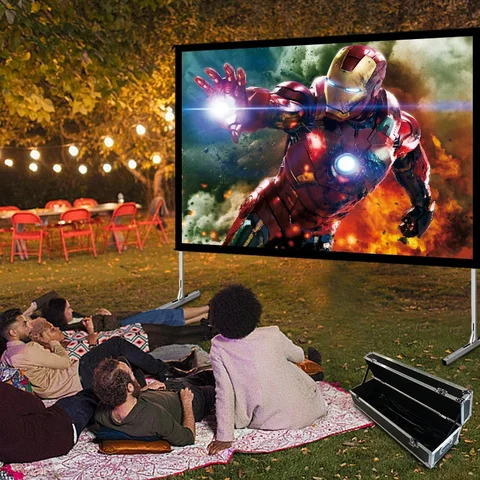 Buy New Design Projector Screen Stand 200 Inch Alr Projector Screen 4k ...