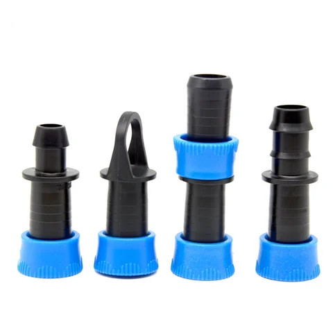 Buy New Plastic Tubes Connector Irrigation System Barb Lock Ring Drip ...