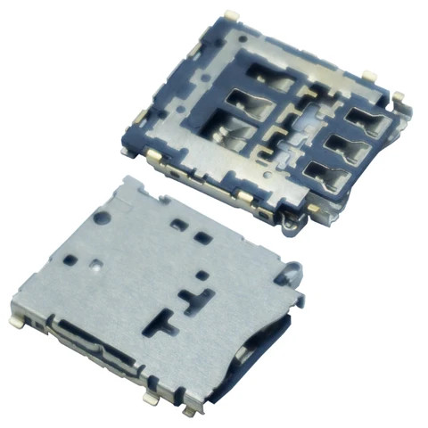 Buy Pcb Mounted Smt Push Pull Tray Hinge Nano Sim Card Connector from ...