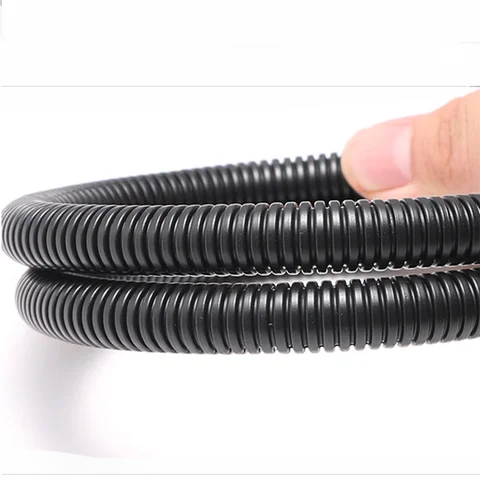 Buy Pe Corrugated Electrical Conduit Pipe Flexible Hose For Wire Cable ...