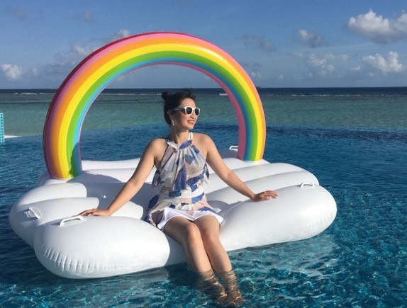 Buy Rainbow Cloud Pool Inflatable Toy Pool Float Manufacturer Water ...