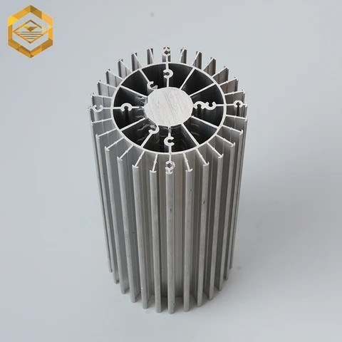 Buy Round Shapes Aluminum Radiator Profile Cooling Fin Led Heat Sink ...