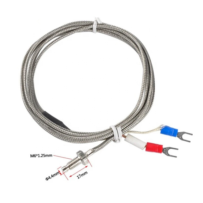 Buy Screw-type Thermocouple Big M6 / M8 K-type Temperature Sensor 2 M ...