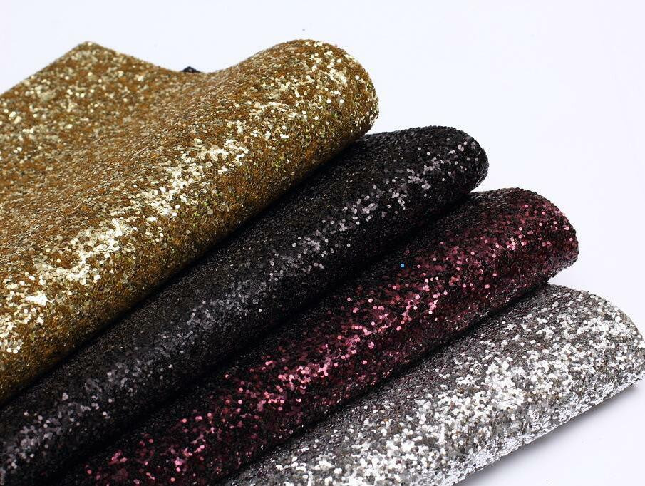 Buy Shiny Colors Pu Glitter Shoes Leather Fabric Materials from Ningbo ...