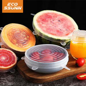 Buy Silicone Stretch Food Covers Lids, Various Sizes Reusable Durable ...