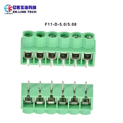 Buy Spring Type F11-d-5.0 5.0/5.08mm Pitch Pcb Spring Terminal Blocks ...