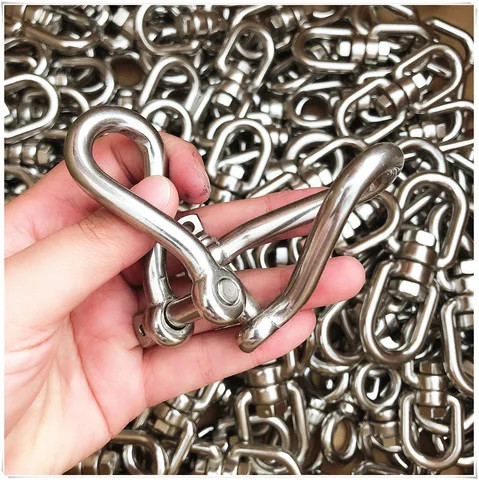 Buy Stainless Steel 316 Twist Shackle Anchor Shackle Heavy Duty Marine ...
