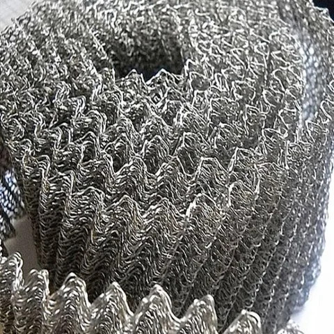 Buy Stainless Steel Knitted Wire Mesh Gas Liquid Mesh Filter/screen ...