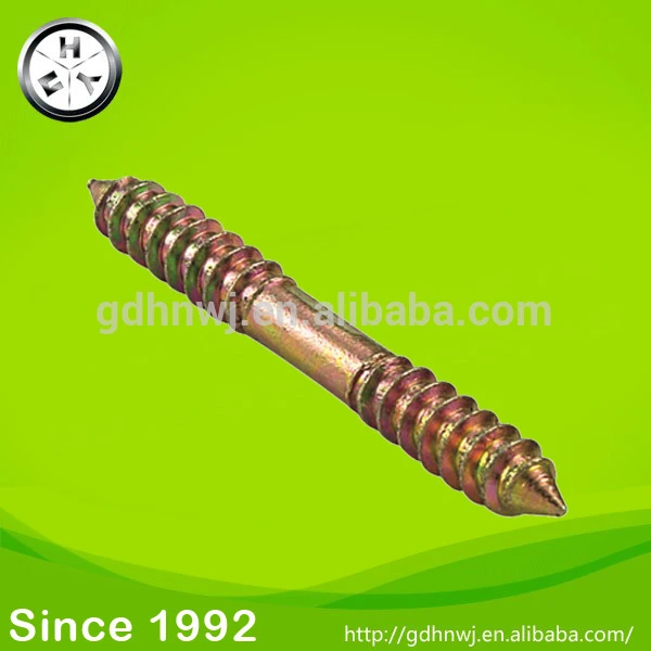 Buy Steel Double Head Threaded Wood Screw/hanger Bolts from Lufeng ...