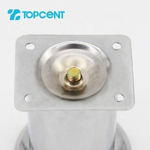 Buy Topcent Satin Chrome Steel Furniture Cabinet Leg Feet Metal Chair ...