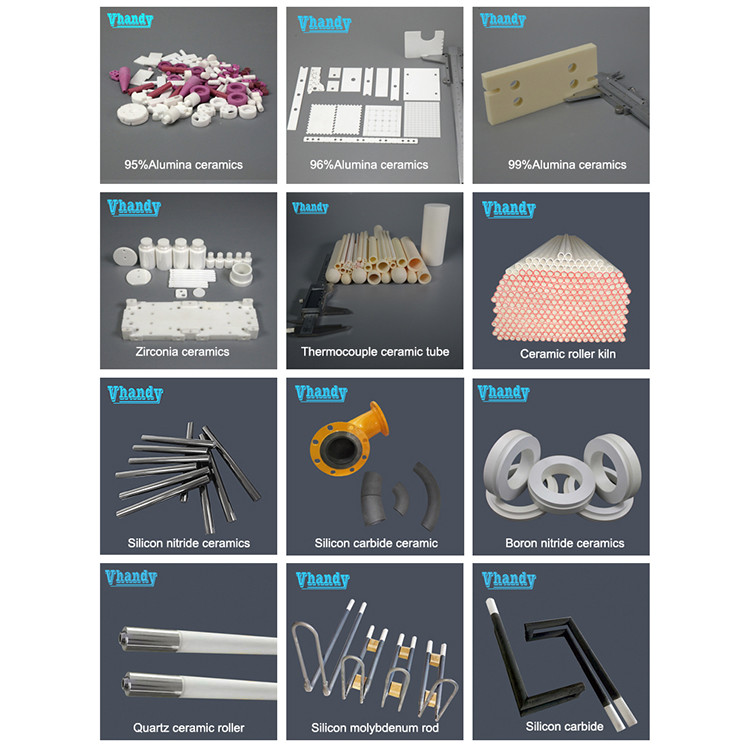 Buy Vhandy High Purity Alumina Tube/ Ceramic Pipe/ceramic Rollers For ...
