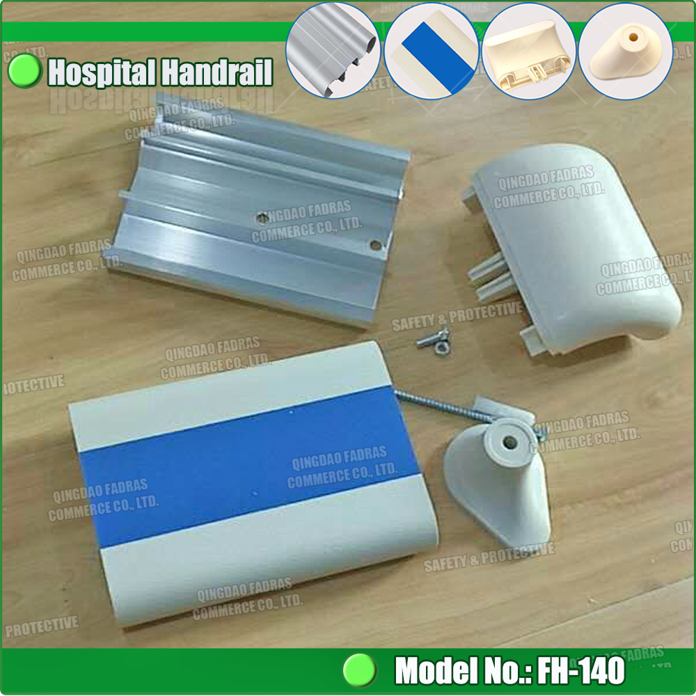 Buy Wall Protection Bumper Handrail / Pvc Crash Hand Rail from Qingdao ...