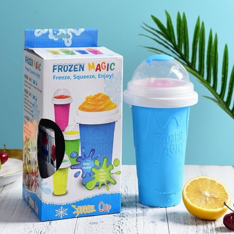 Buy Slushy Maker Cup, Diy Magic Slushy Maker Squeeze Cup, Portable ...