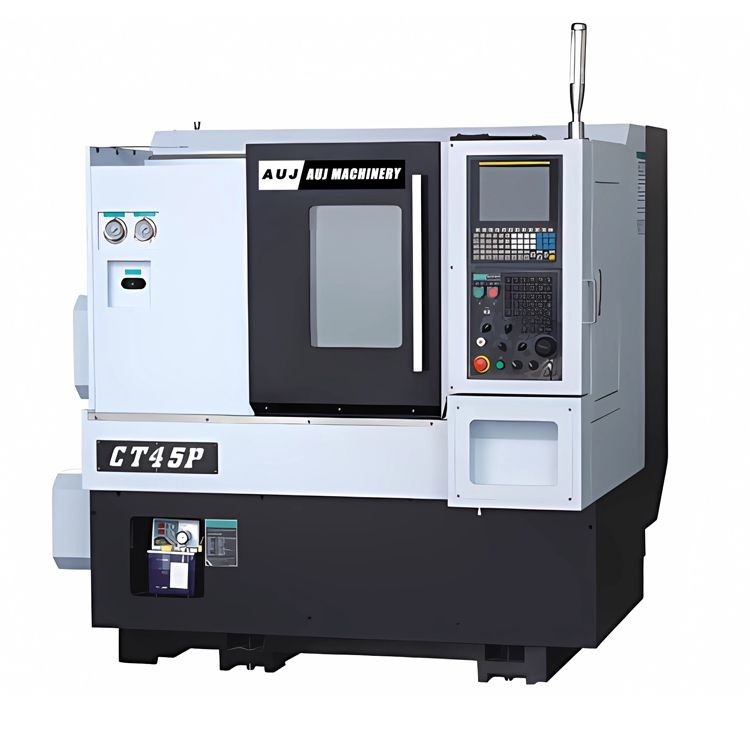 Buy Ct45p Slanting Bed Cnc Lathe Machine from zhejiang auj precision ...
