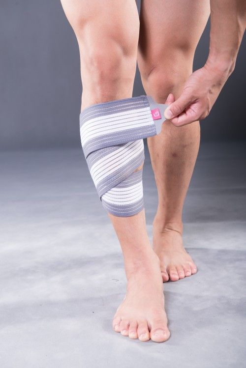 Buy Custom Elastic Bodybuilding Powerlifting Weightlifting Knee Wraps ...